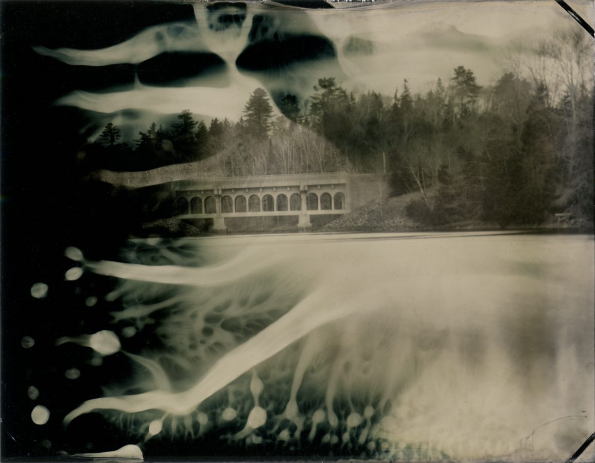Howe Point, Ducktrap River Bridge - Tintypes - Mark Edward Dawson